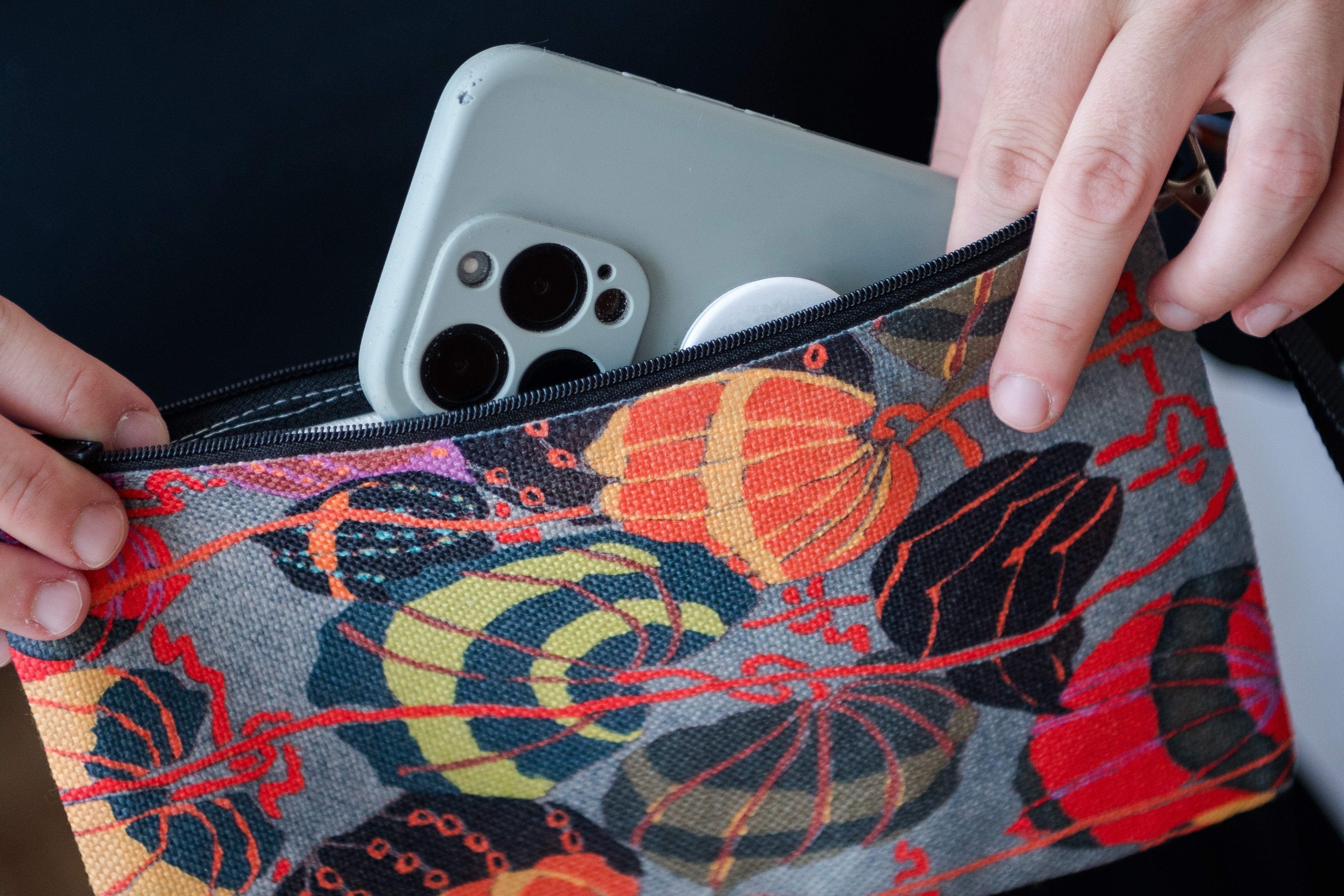 Linen Zippered Bag – giftologie